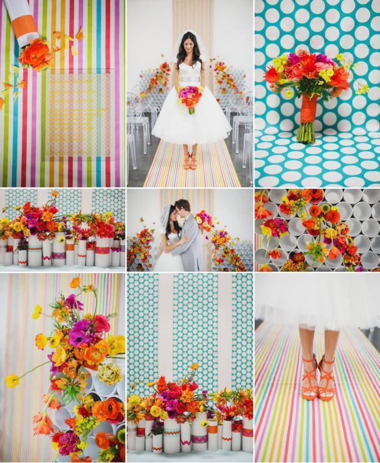 Colorful, Vivid Weddings Can be Elegant Instead of Tacky - Elegant Wedding