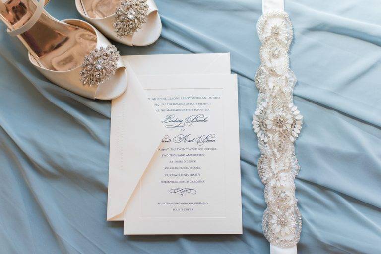 Gorgeous Blues and Burnt Pumpkin Color Palette - Elegant Wedding