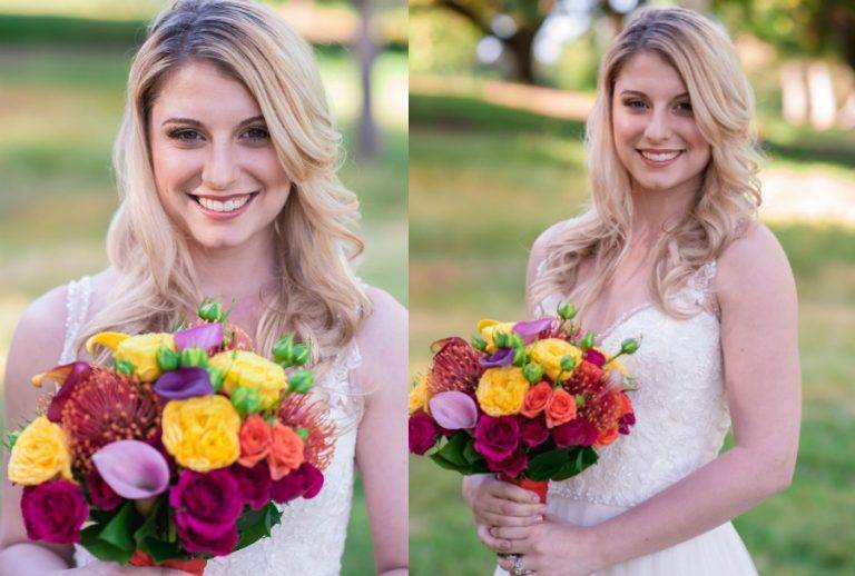 Bright Bold Wedding in the Woods - Elegant Wedding